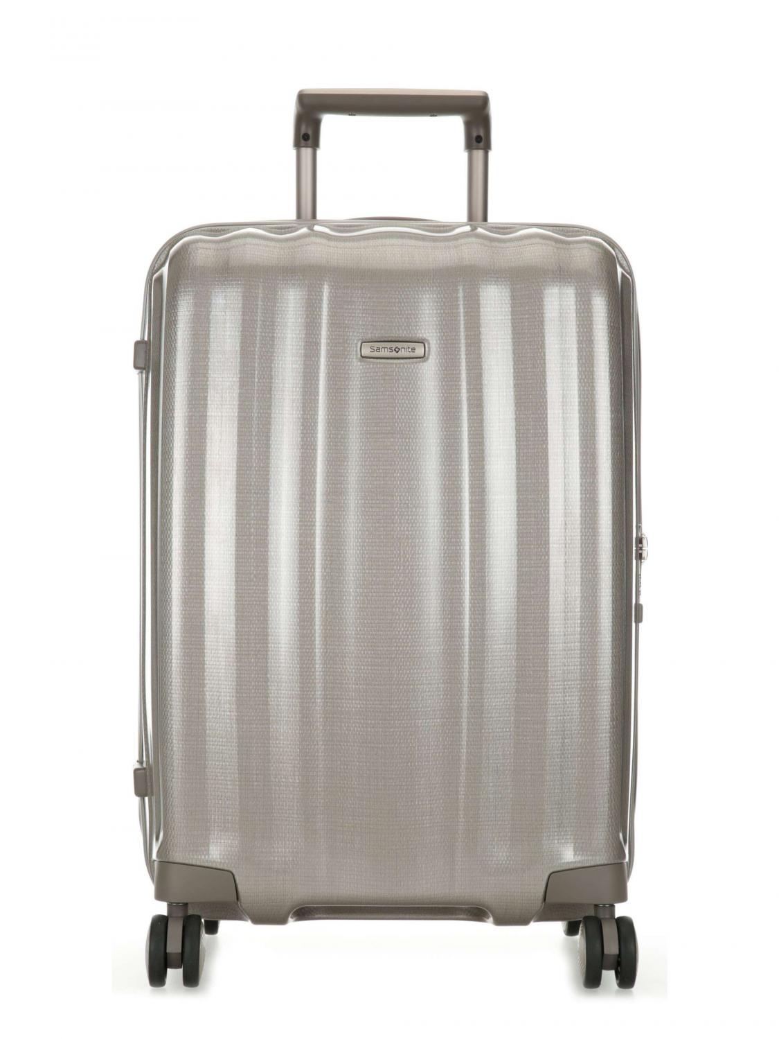 Samsonite Trolley Lite-Cube-Linie, Mittlere Größe Elfenbeingold ...